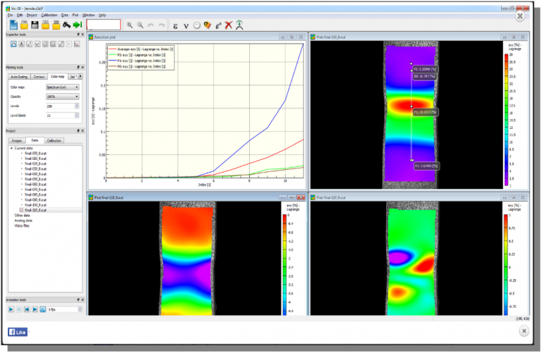 VIC-Software for Digital Image Correlation (DIC) - 2D / 3D / Volumetric
